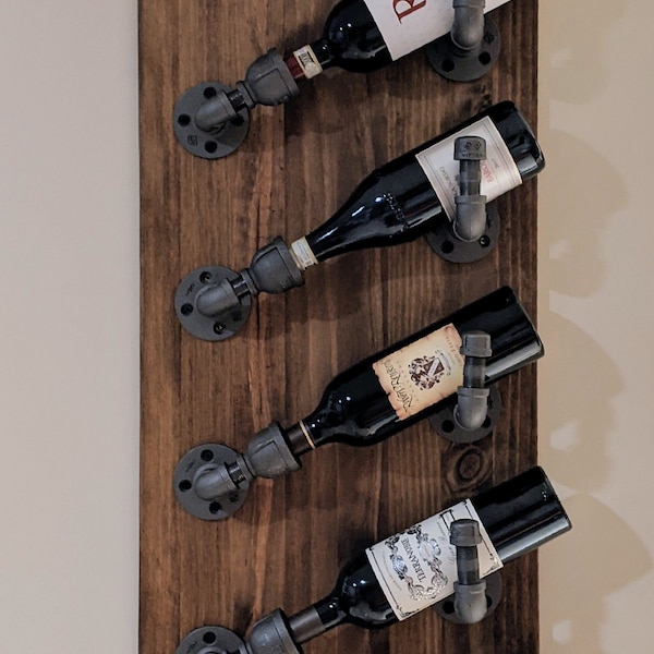 Industrial Wine Rack - Etsy