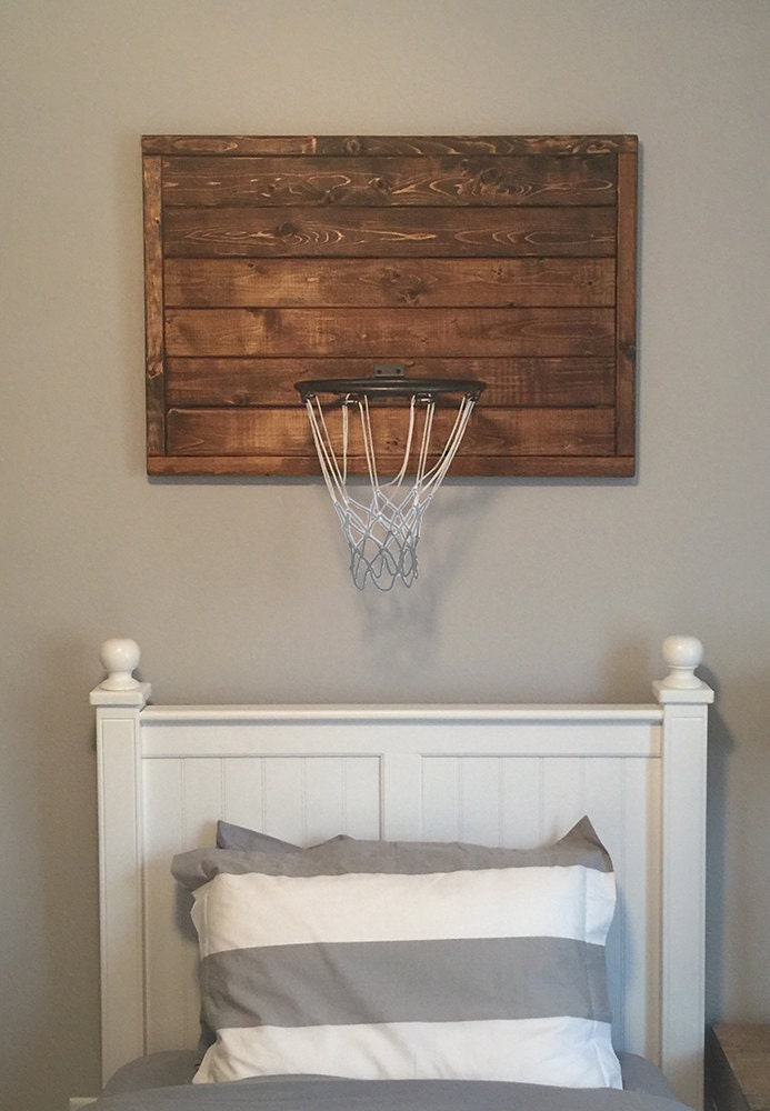 Custom Reclaimed Wood Basketball Hoop | Etsy Canada