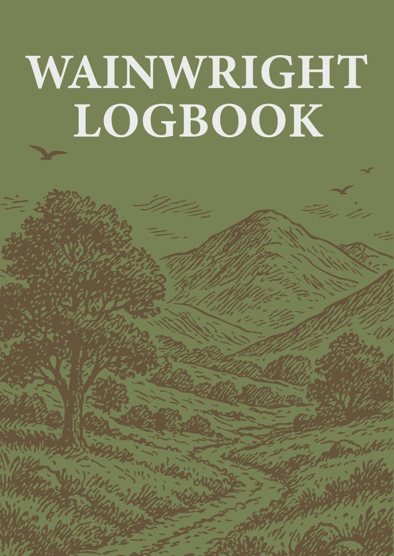 Wainwright Logbook: A5 Recycled Paper Climber's Journal - Etsy UK