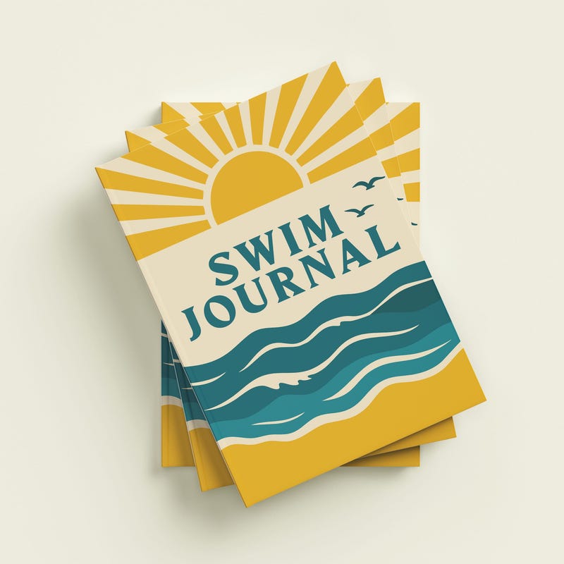 Swim Log Notebook - Etsy UK