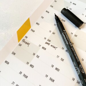 2025 Wall Planner - 2025 Calendar - 2025 Planner - Wedding - A2 Size ...