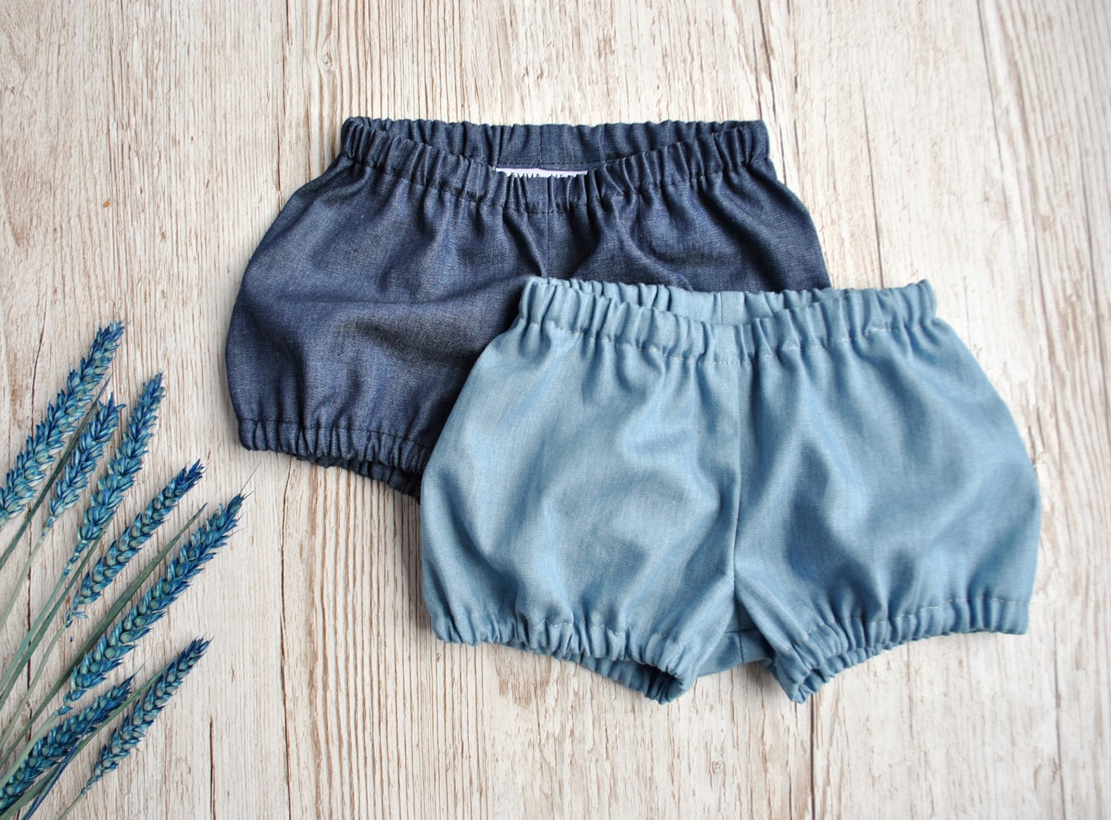 Bloomers in Dark Denim. Unisex Classic Bloomers. Blue - Etsy UK
