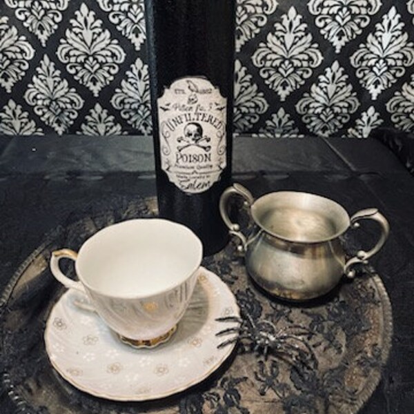 Goth Tea Set - Etsy