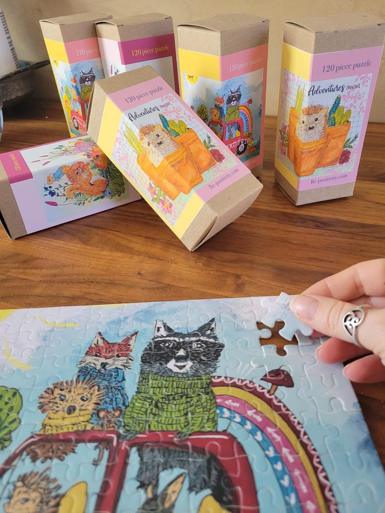 120 Piece Puzzles - Etsy