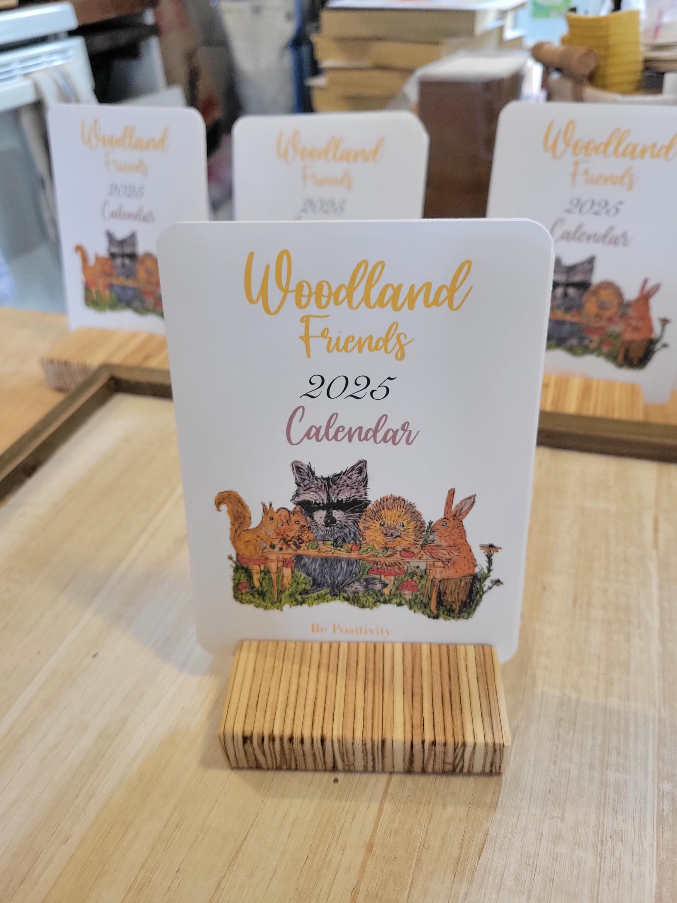 2025 Woodland Friends Desk Calendar - Etsy