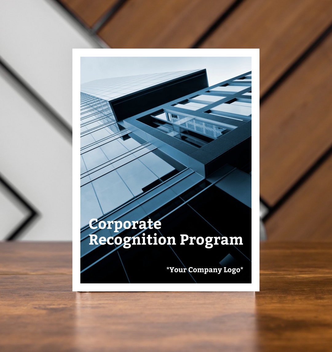 Corporate Recognition Program Template: Editable Canva Guide (digital ...