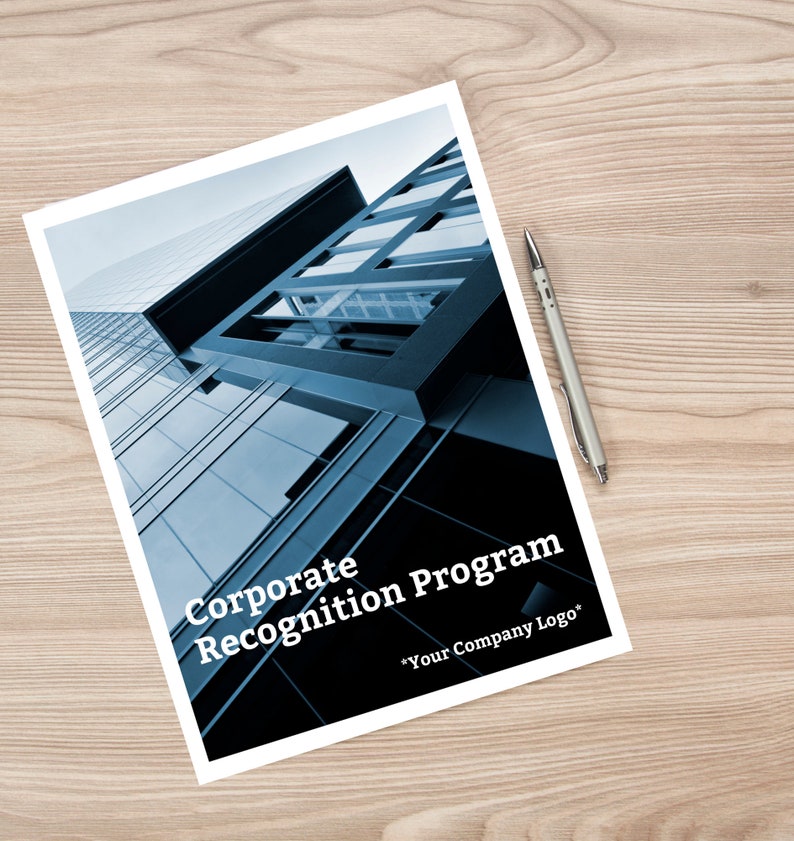 Corporate Recognition Program Template: Editable Canva Guide (digital ...