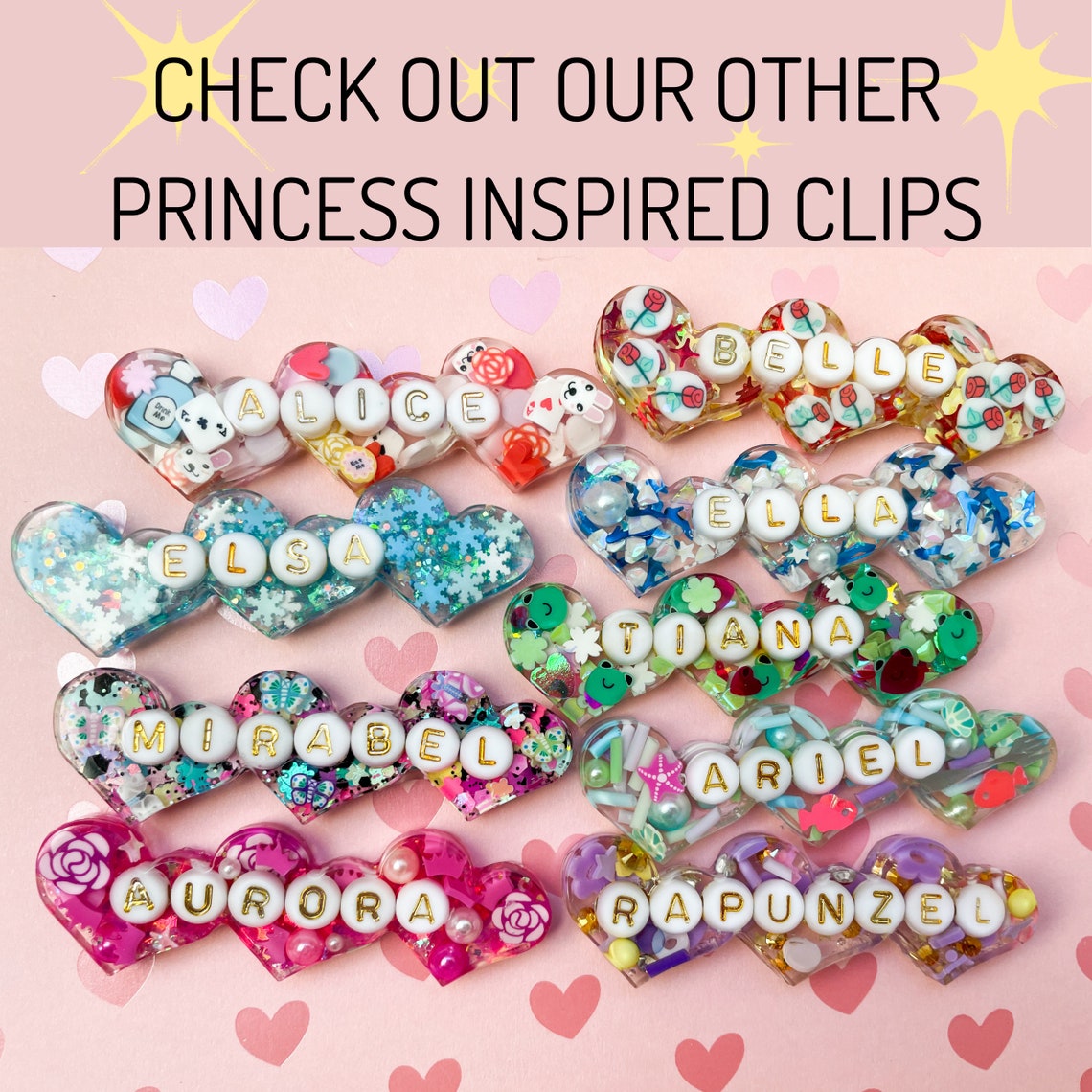 LITTLE MERMAID PRINCESS Ariel Inspired Hair Clip Hair Barrett | Etsy