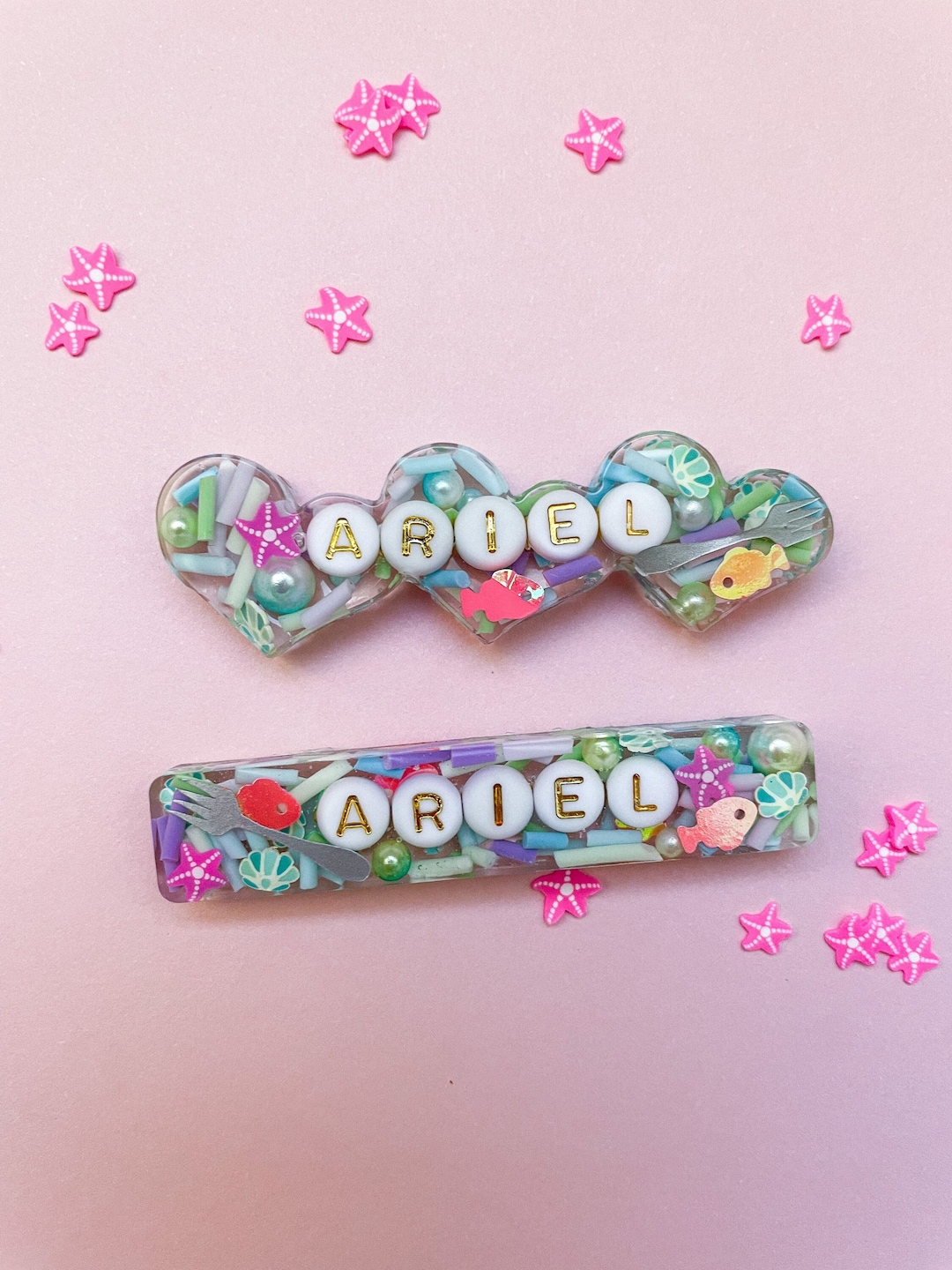 LITTLE MERMAID PRINCESS Ariel Inspired Single Hair Clip Hair - Etsy