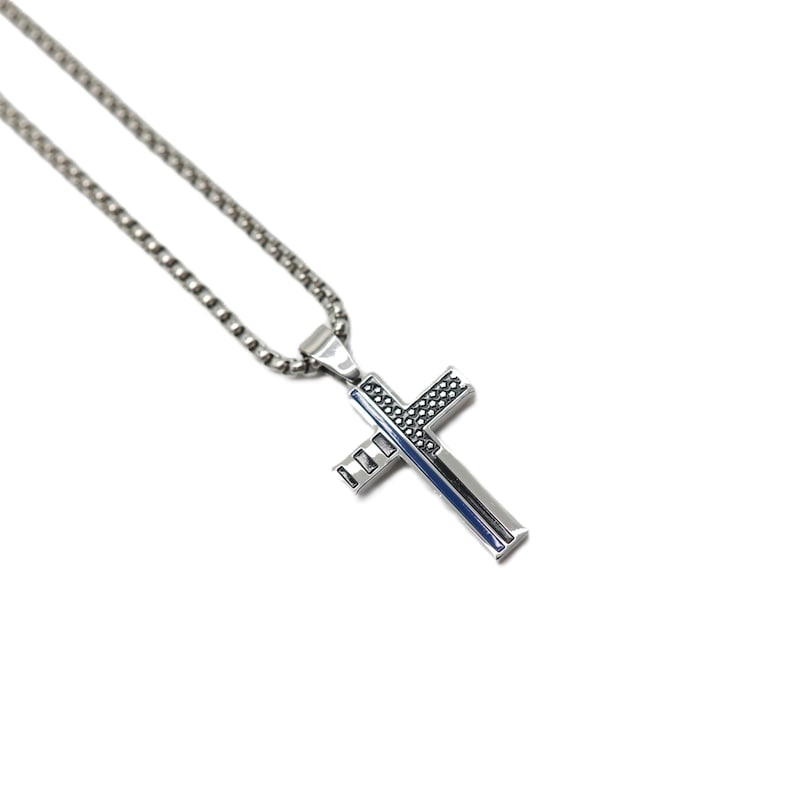 Cross Chain for Badge - Etsy