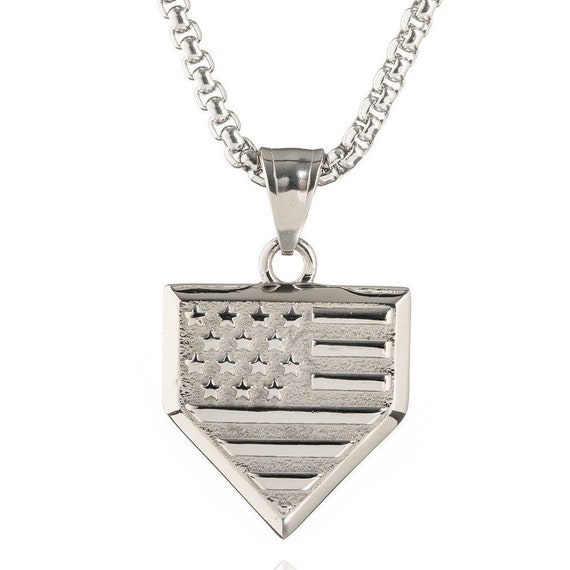 USA Home Plate Pendant - Etsy