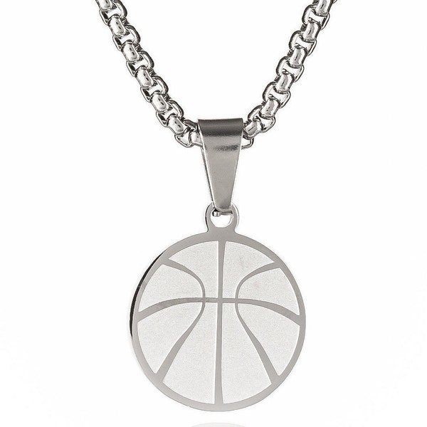 Basketball Necklace - Etsy