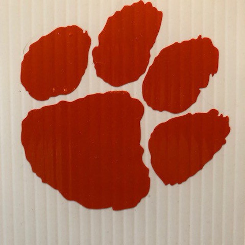 Clemson Paw Decal - Etsy