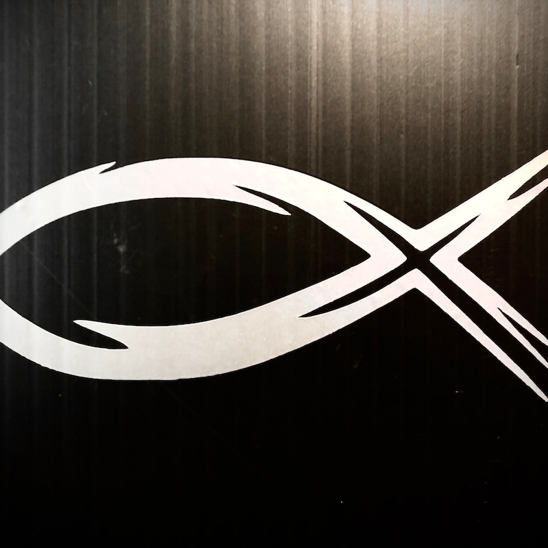 Jesus Fish Decal - Etsy