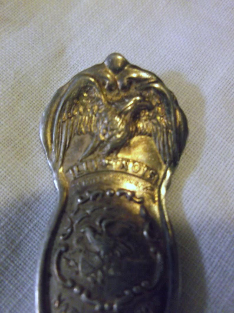 Wm Rogers Mfg Co "illinois National Union" Spoon - Etsy