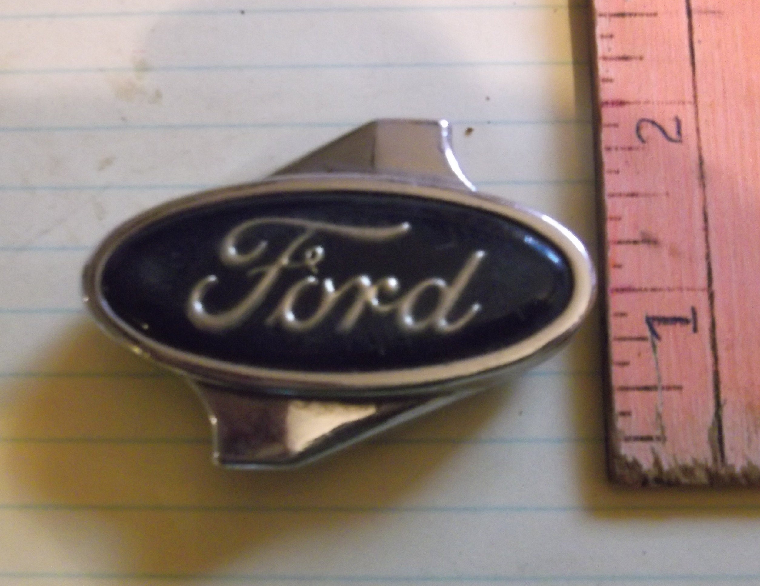Vintage Ford Logo Chrome Emblem - Etsy