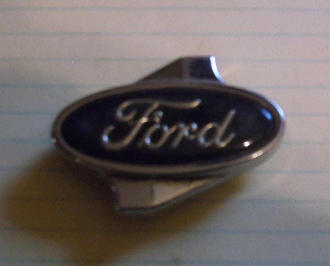 Vintage Ford Logo Chrome Emblem - Etsy
