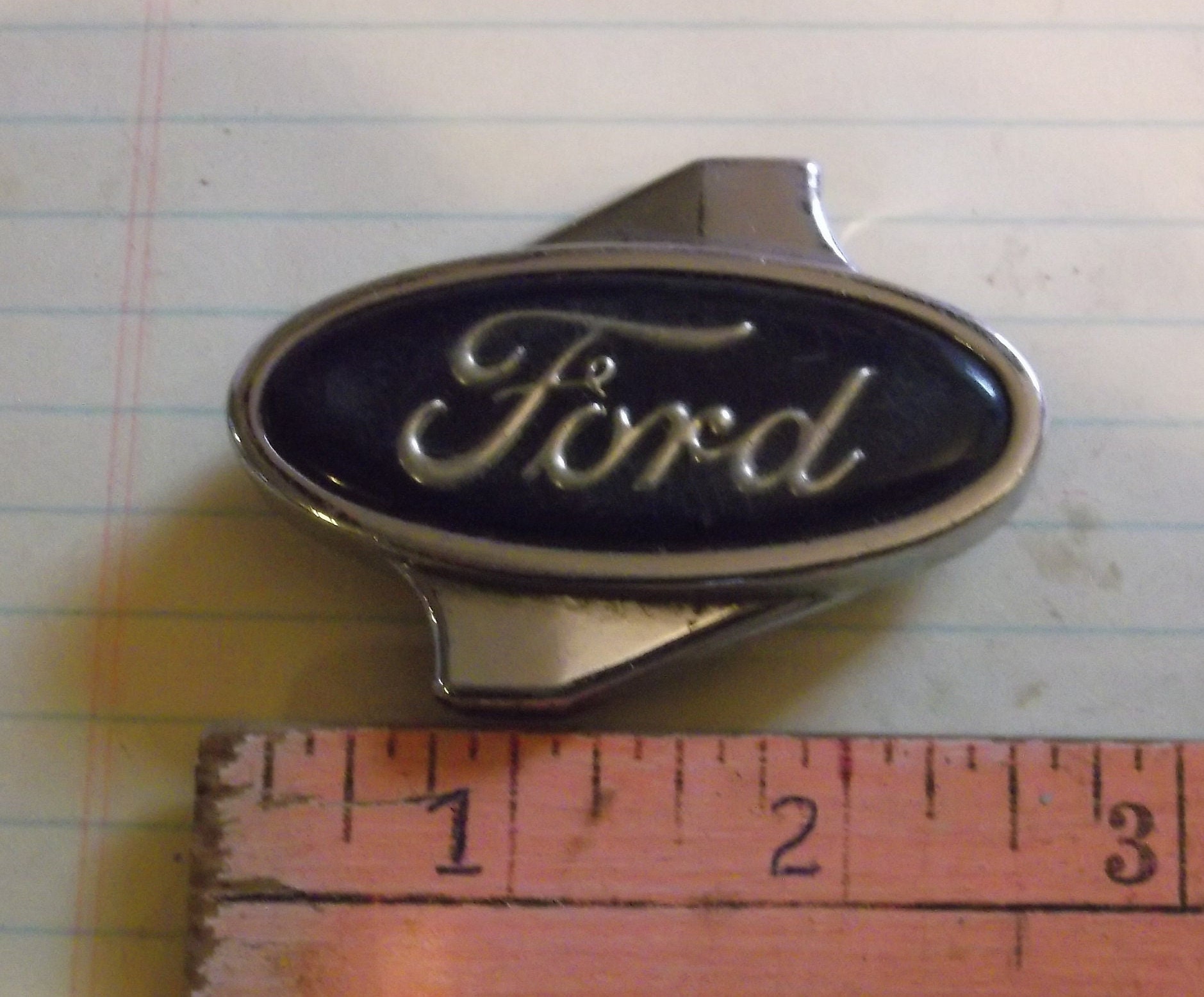 Vintage Ford Logo Chrome Emblem - Etsy