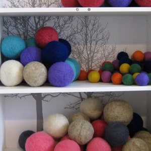 Jumbo Felt Balls - Large Felt Balls - Felt Balls in Bulk, Felt Beads ...