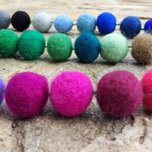 Wool Felt Balls, Mix and Match 10 Mm/1 Cm Wool Felt Balls, Multicolored ...