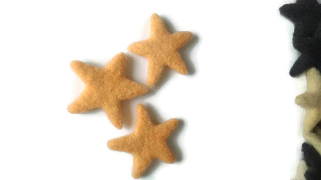 Felt Stars 5 Cm - Jumbo Felt Stars - 5 or 10 Count - Pick Your Own ...