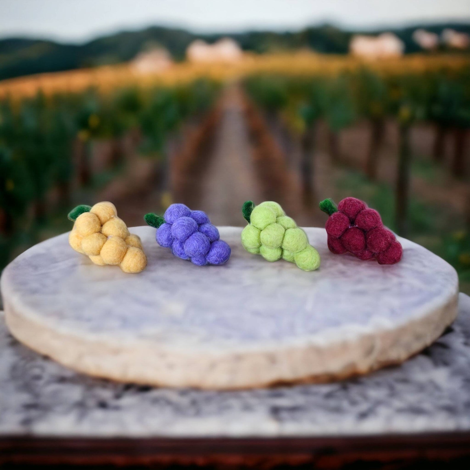 Handmade Wool Felt Grapes – Pretend Play Food, Montessori Toy - Etsy