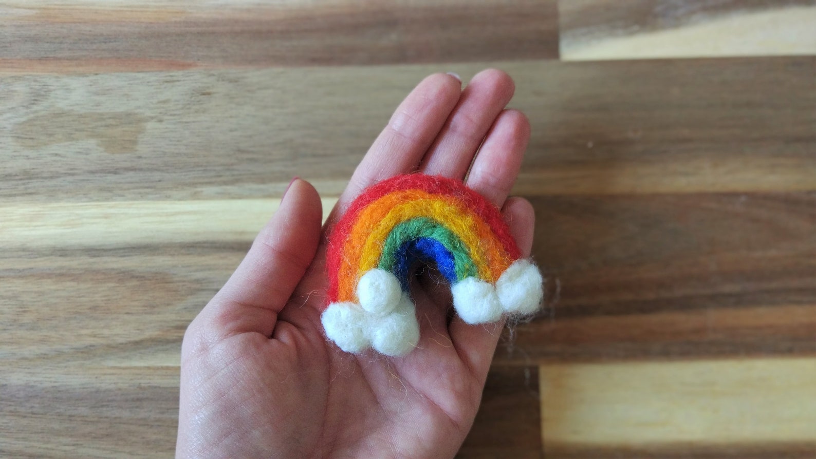 Felt Rainbows Felted Rainbows Large Felt Rainbows Wool Felt - Etsy