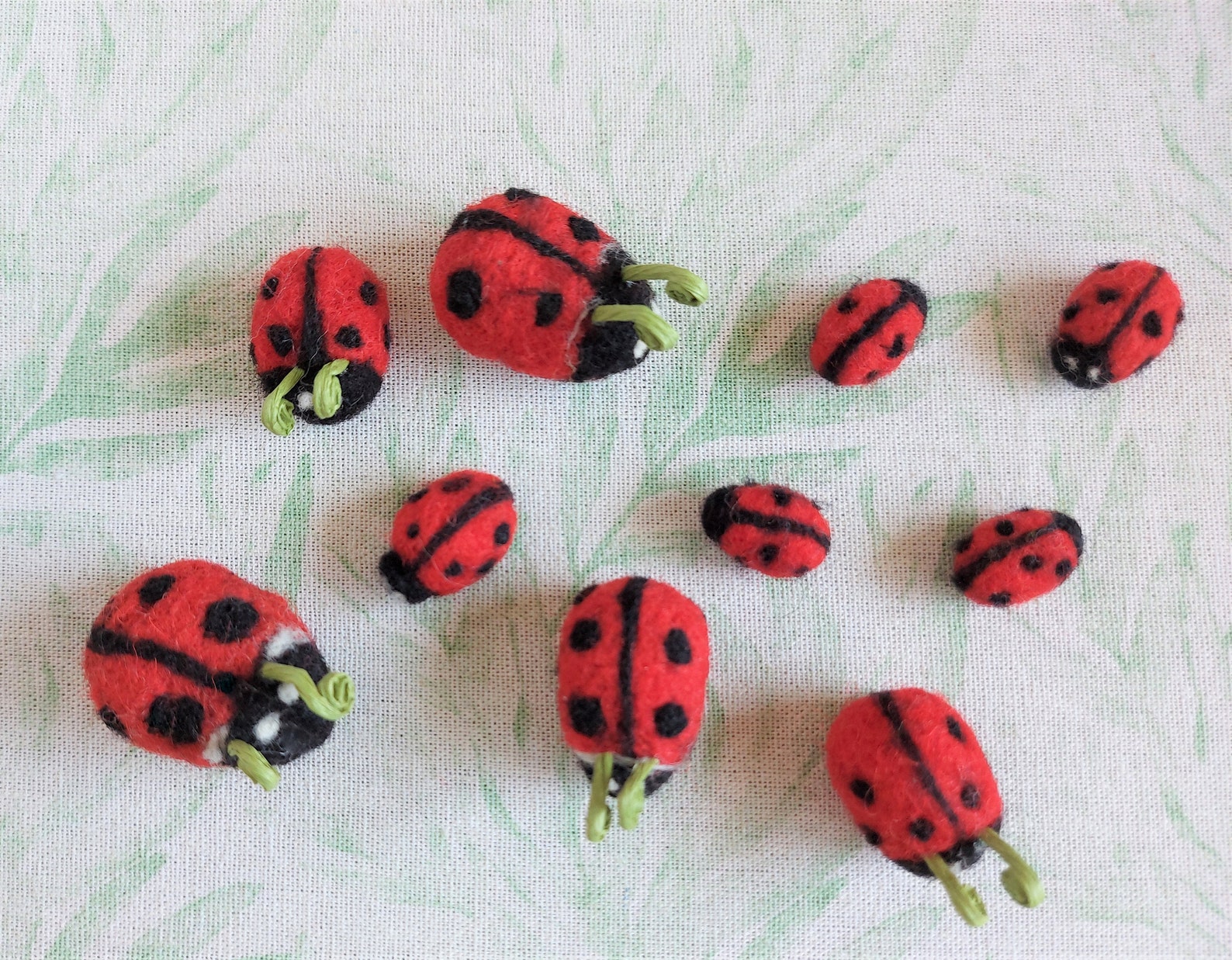Felted Ladybug / Wool Felt Ladybug / Felted Insect / Needle - Etsy UK