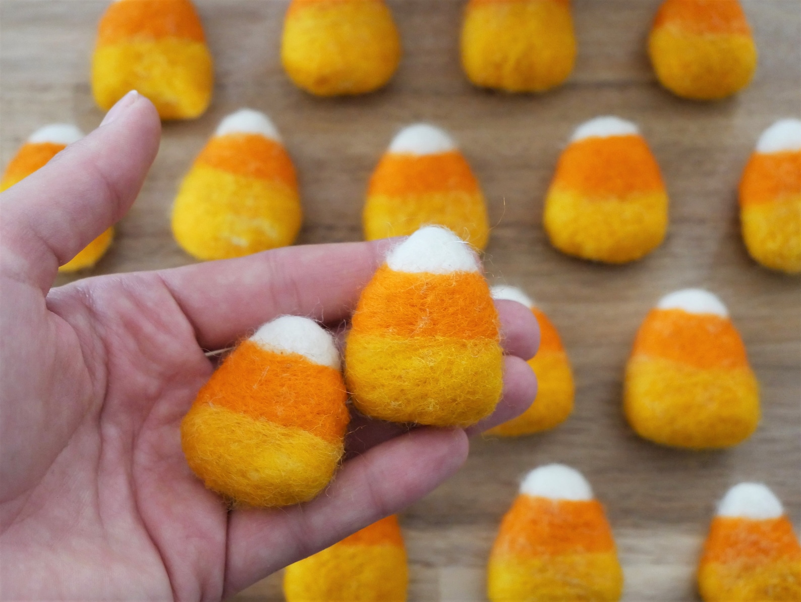 Felt Candy Corns Halloween Candy Corns Candy Corn Garlands | Etsy