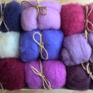 Wool for Needle Felting, Wet Felting Wool, Raw Wool Kit, Wool Roving ...