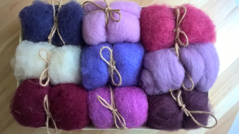 Wool for Needle Felting Wet Felting Wool Raw Wool Kit Wool - Etsy