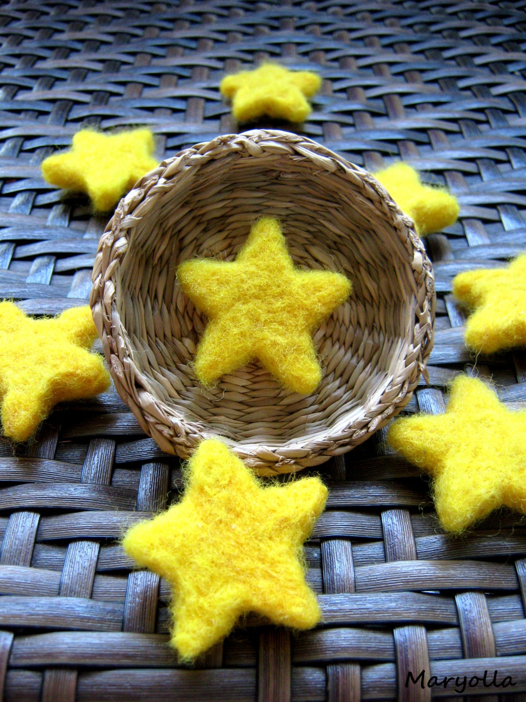 Handmade Wool Felt Stars | Custom Nursery Mobile Toys - Etsy