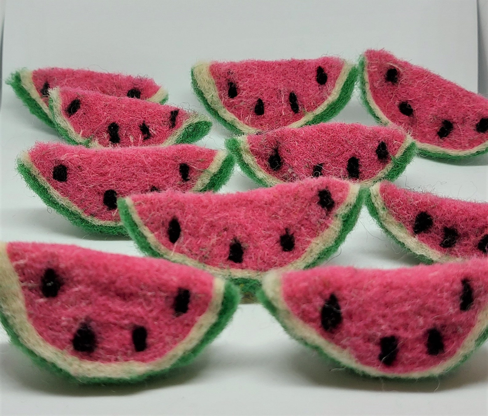Felt Watermelon Slice / Felt Summer Fruits / Felt Watermelon - Etsy