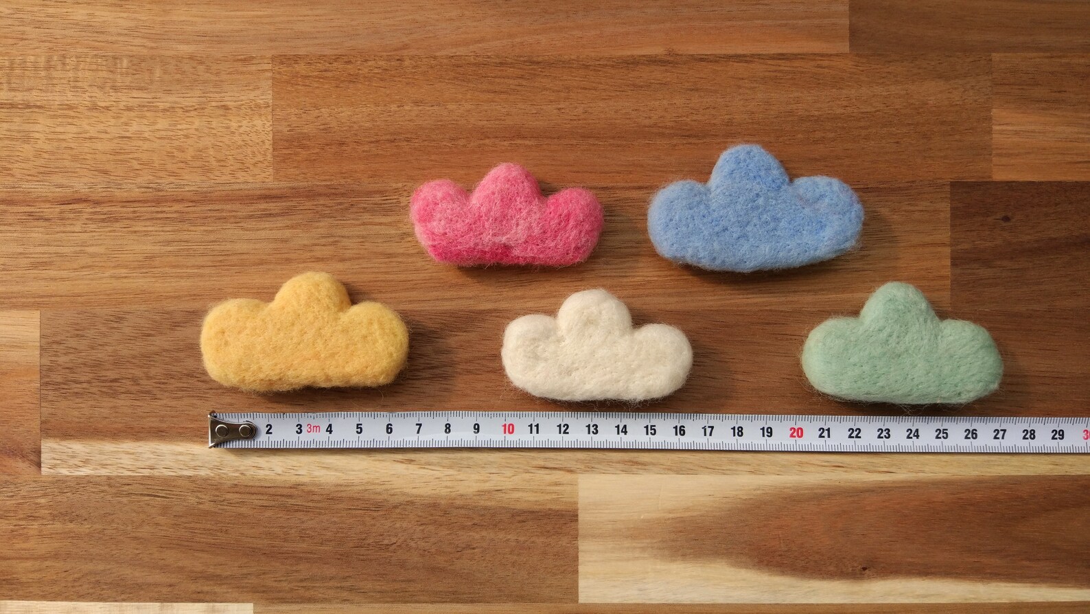 Handmade Wool Felt Clouds, Nursery Garland Decor, Waldorf Toy - Etsy UK