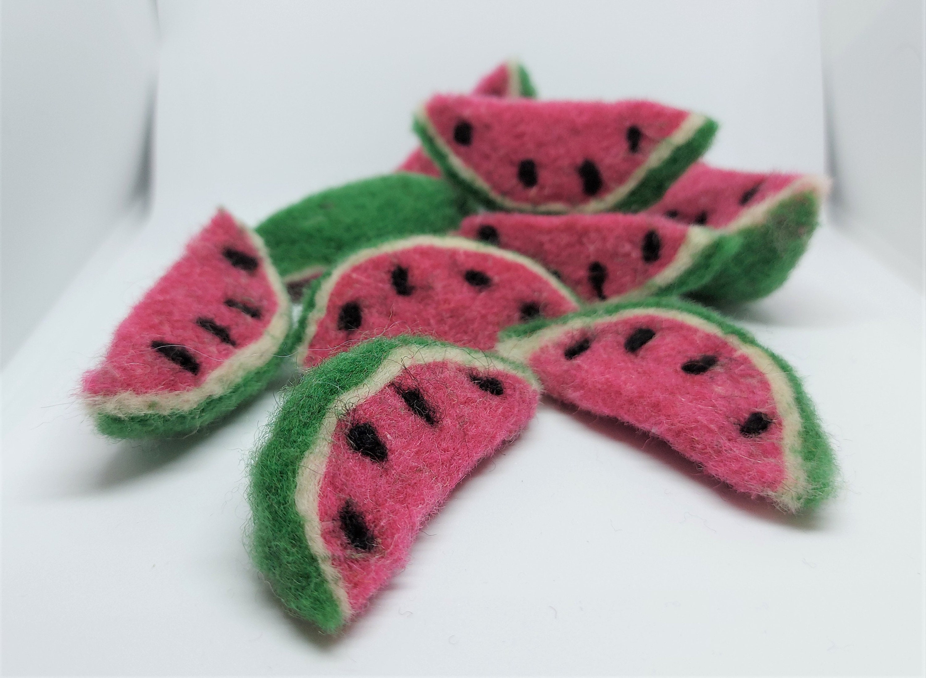 Felt Watermelon Slice / Felt Summer Fruits / Felt Watermelon - Etsy