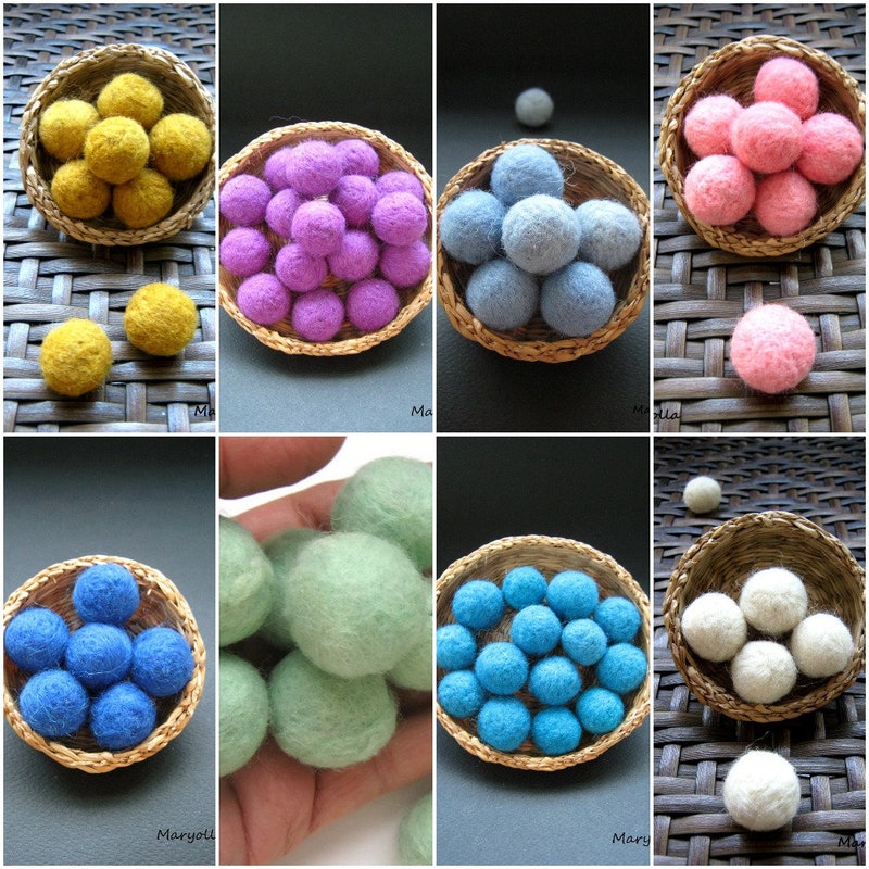 Wool Felt Balls - Etsy