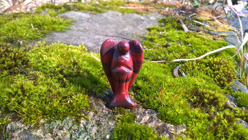 Red Jasper Angel Figurine Angel Figure Angel Statue - Etsy