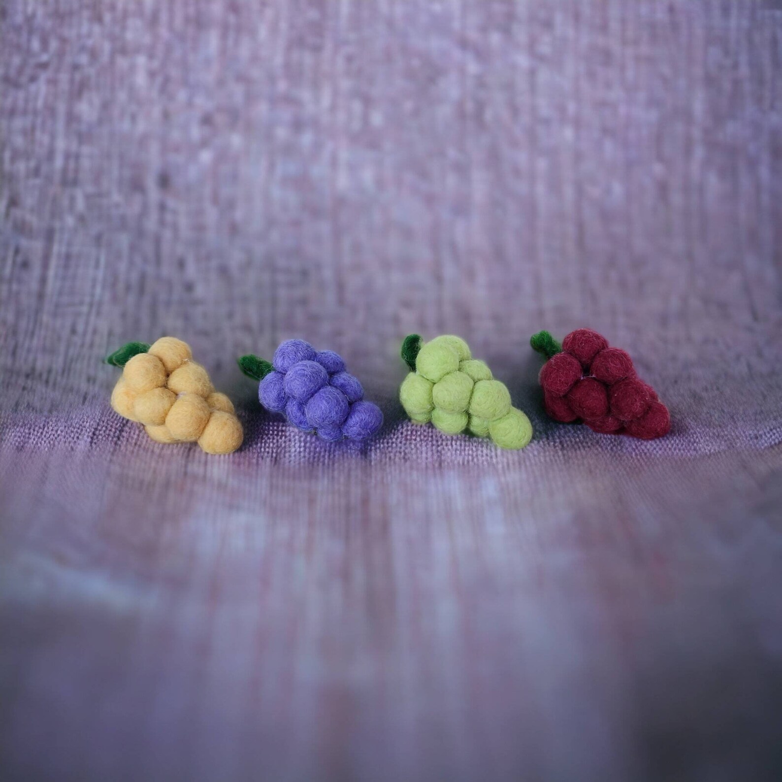 Handmade Wool Felt Grapes – Pretend Play Food, Montessori Toy - Etsy