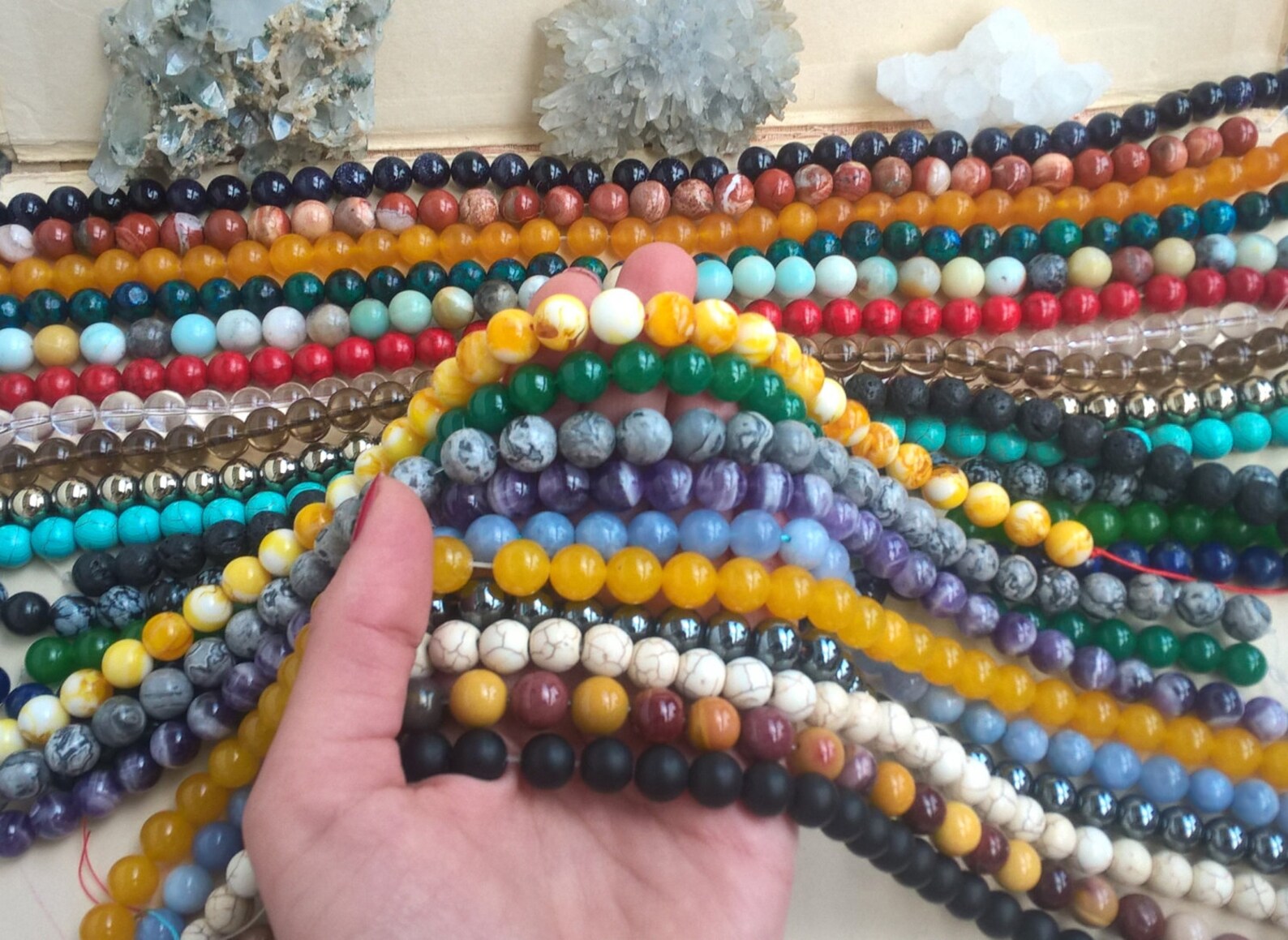 8mm Beads or 10mm Beads Gemstone Beads Natural Stones Beads in - Etsy