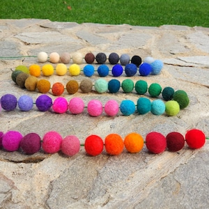 Wool Felt Balls, Mix and Match 10 Mm/1 Cm Wool Felt Balls, Multicolored ...
