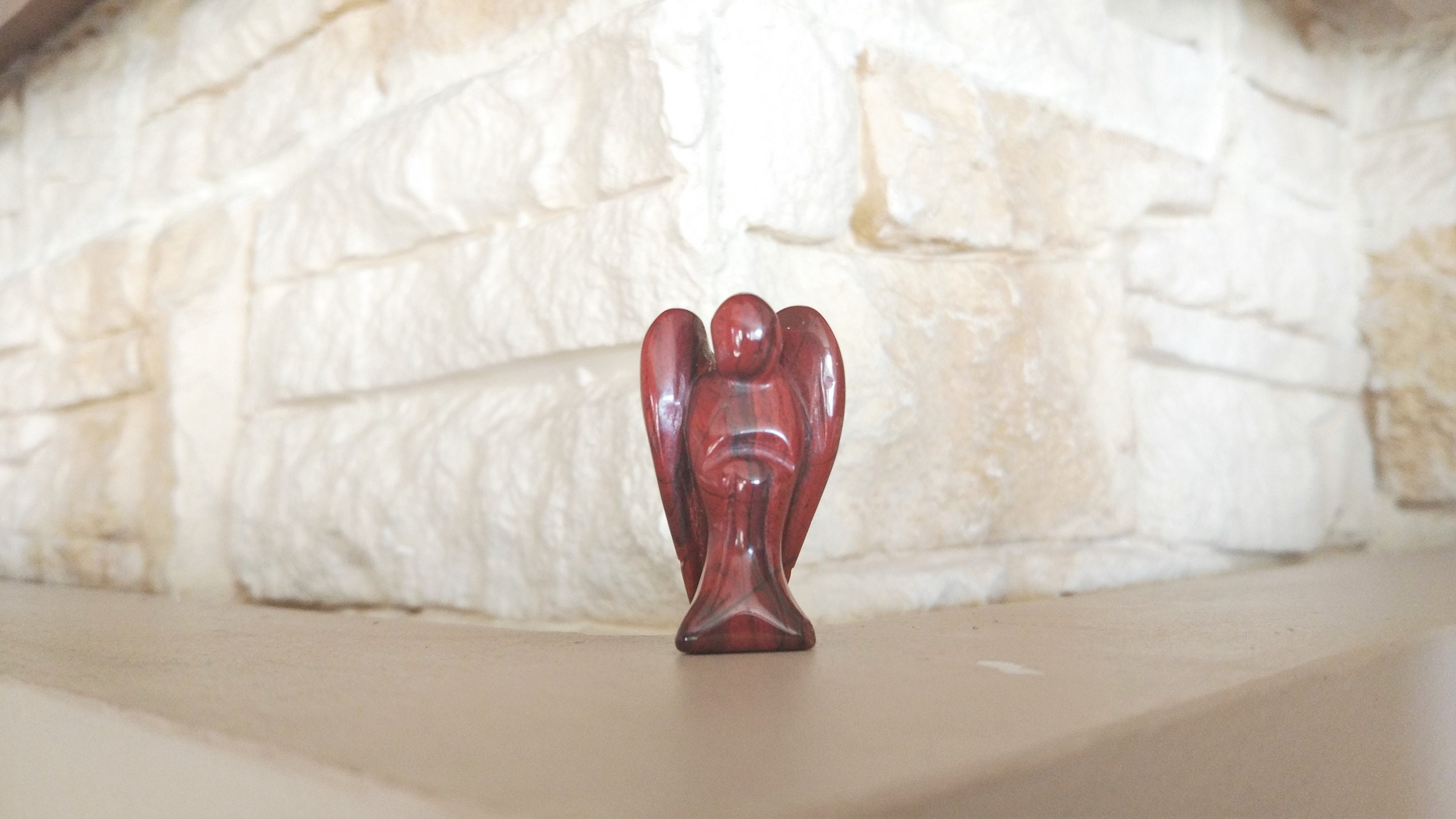 Red Jasper Angel Figurine Angel Figure Angel Statue - Etsy