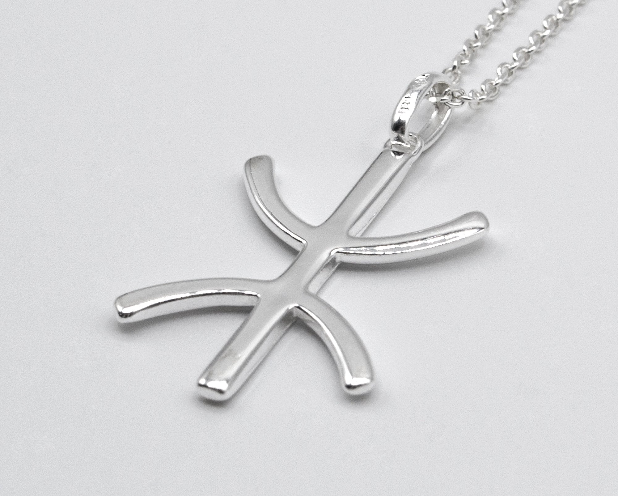 Yaz Z Amazigh Free Man Pendant Necklace 925 Sterling Silver - Etsy