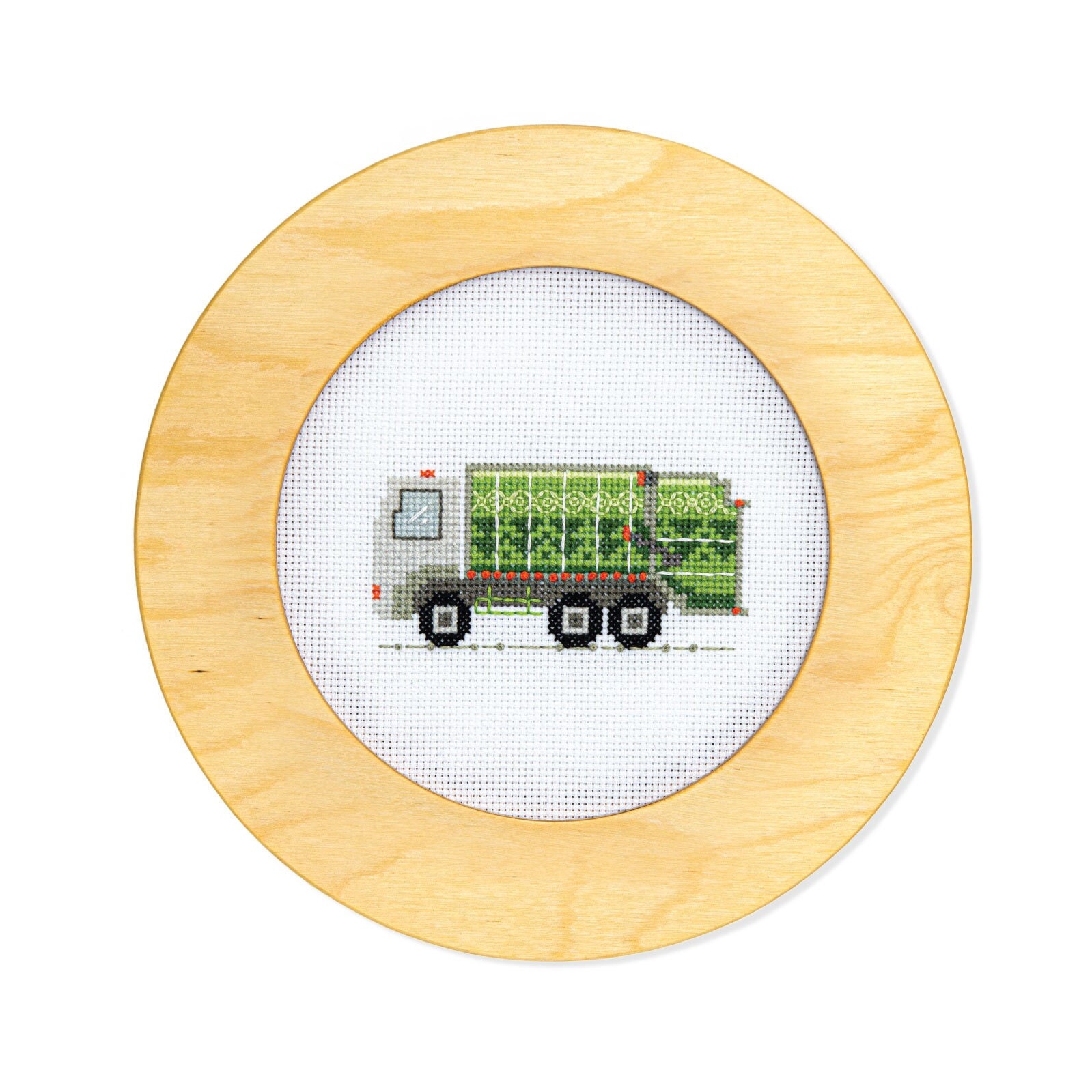 Garbage Trucks Roll Modern Cross Stitch Pattern Instant Download PDF ...
