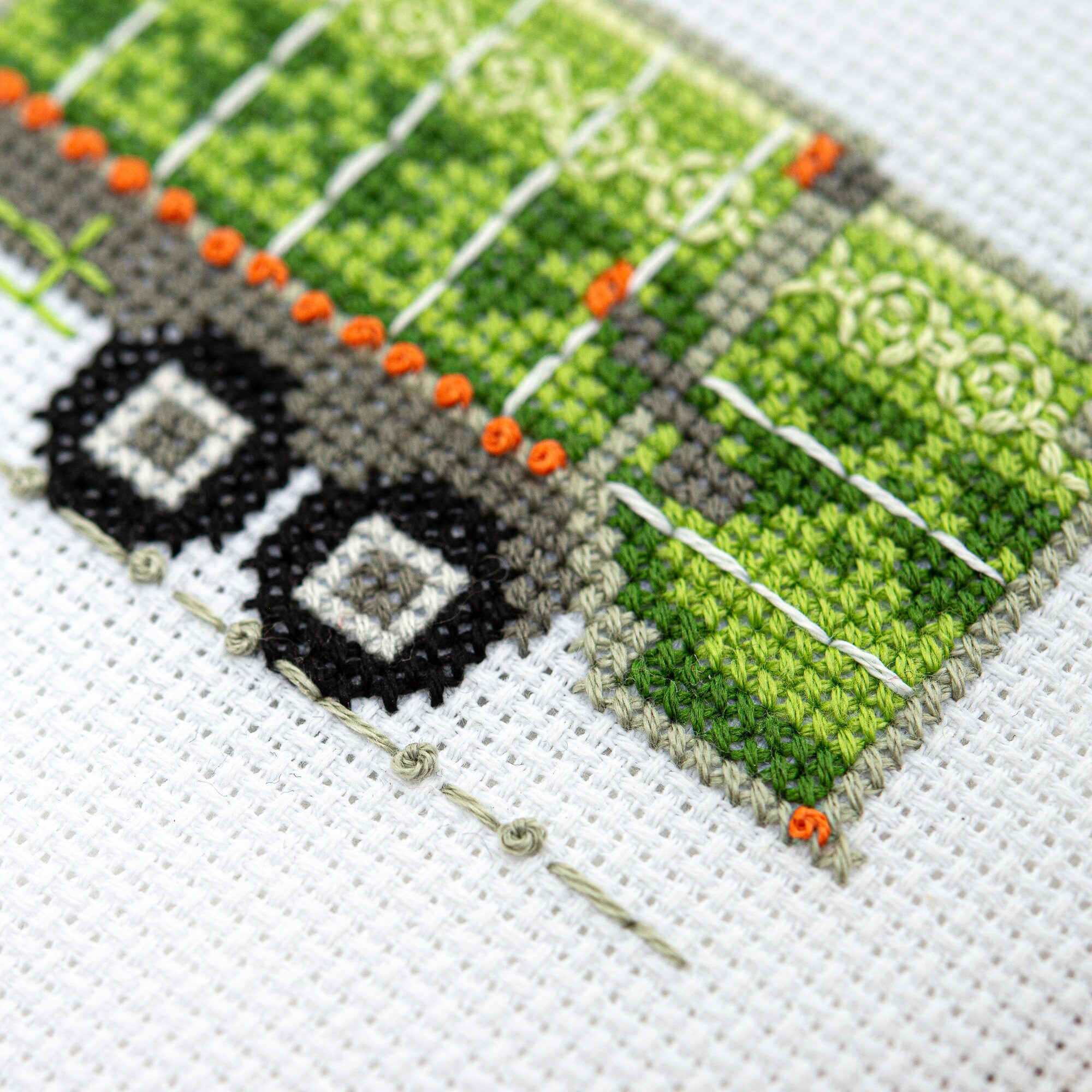 Garbage Trucks Roll Modern Cross Stitch Pattern Instant Download PDF ...