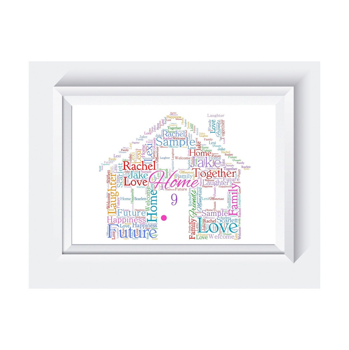 Personalised New Home House Warming Room Decor Word Art Gift - Etsy