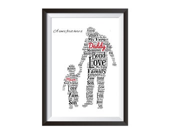 Dad Word Art | Etsy