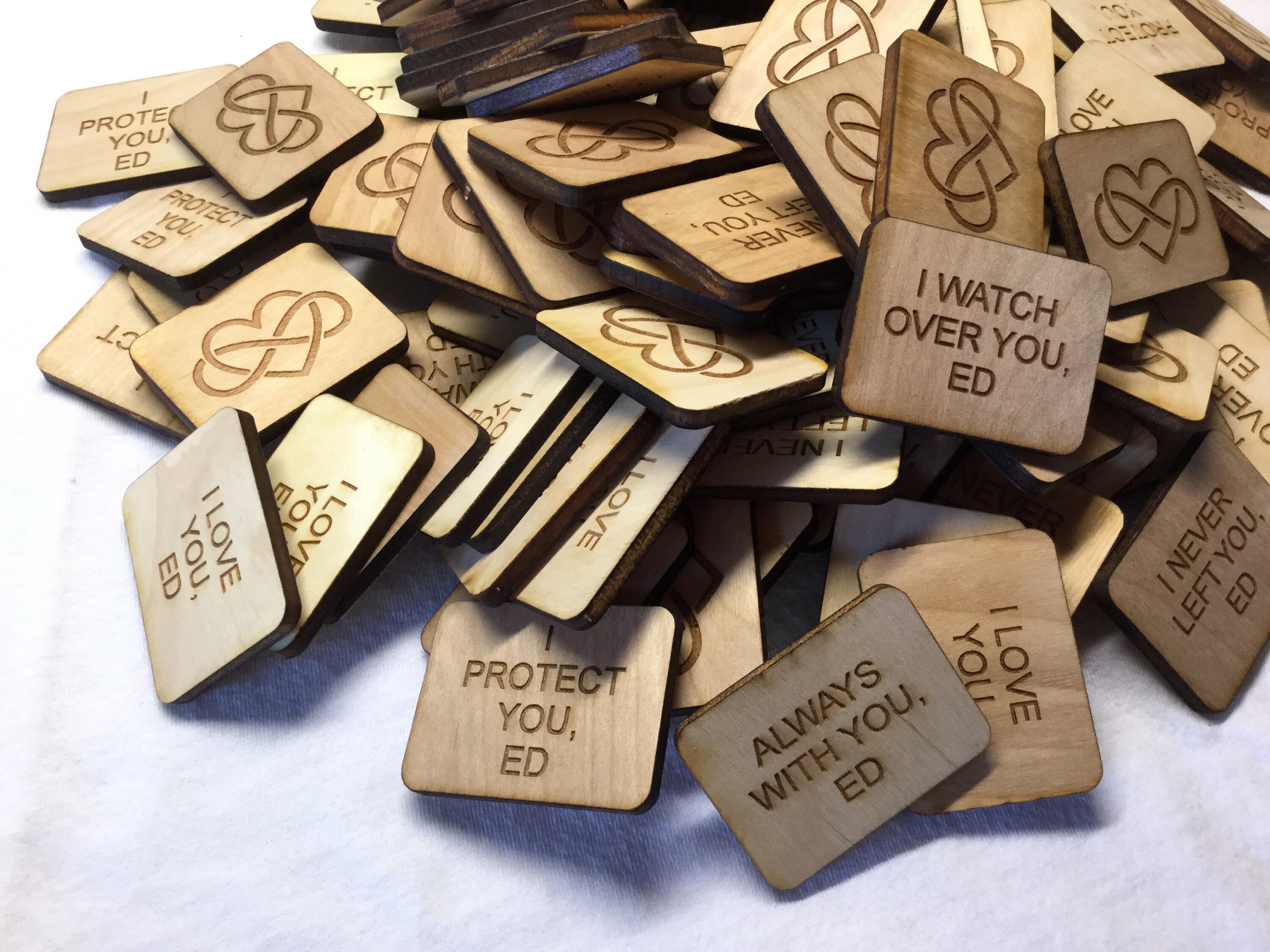 100 Personalized Inspirational Tokens, 100 Tokens - Etsy
