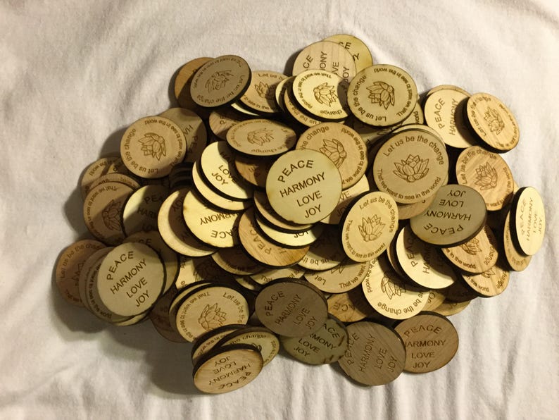 20 Personalized Inspirational Tokens, 20 Tokens - Etsy