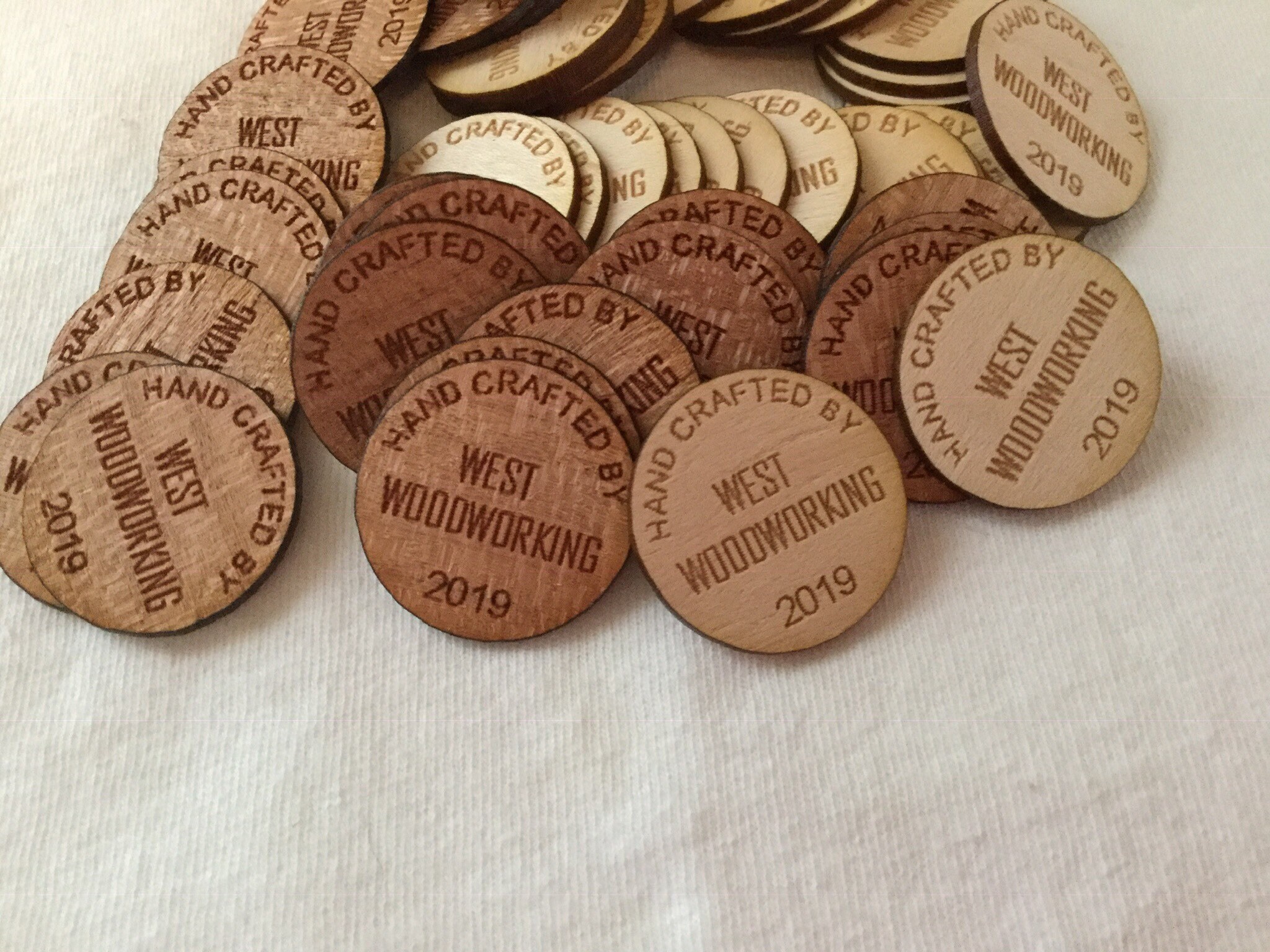 201 1/2 Wooden Signature Medallions for Woodturners | Etsy