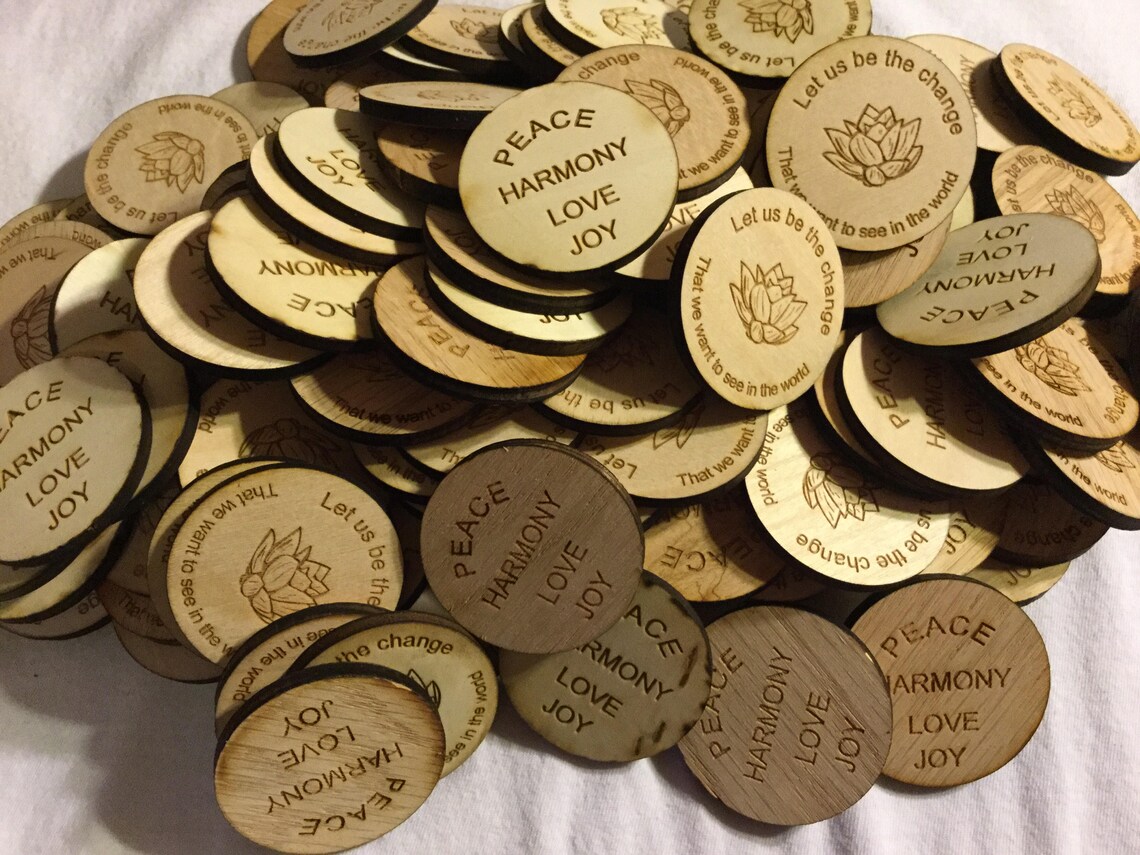50 Personalized Inspirational Tokens 50 Tokens - Etsy